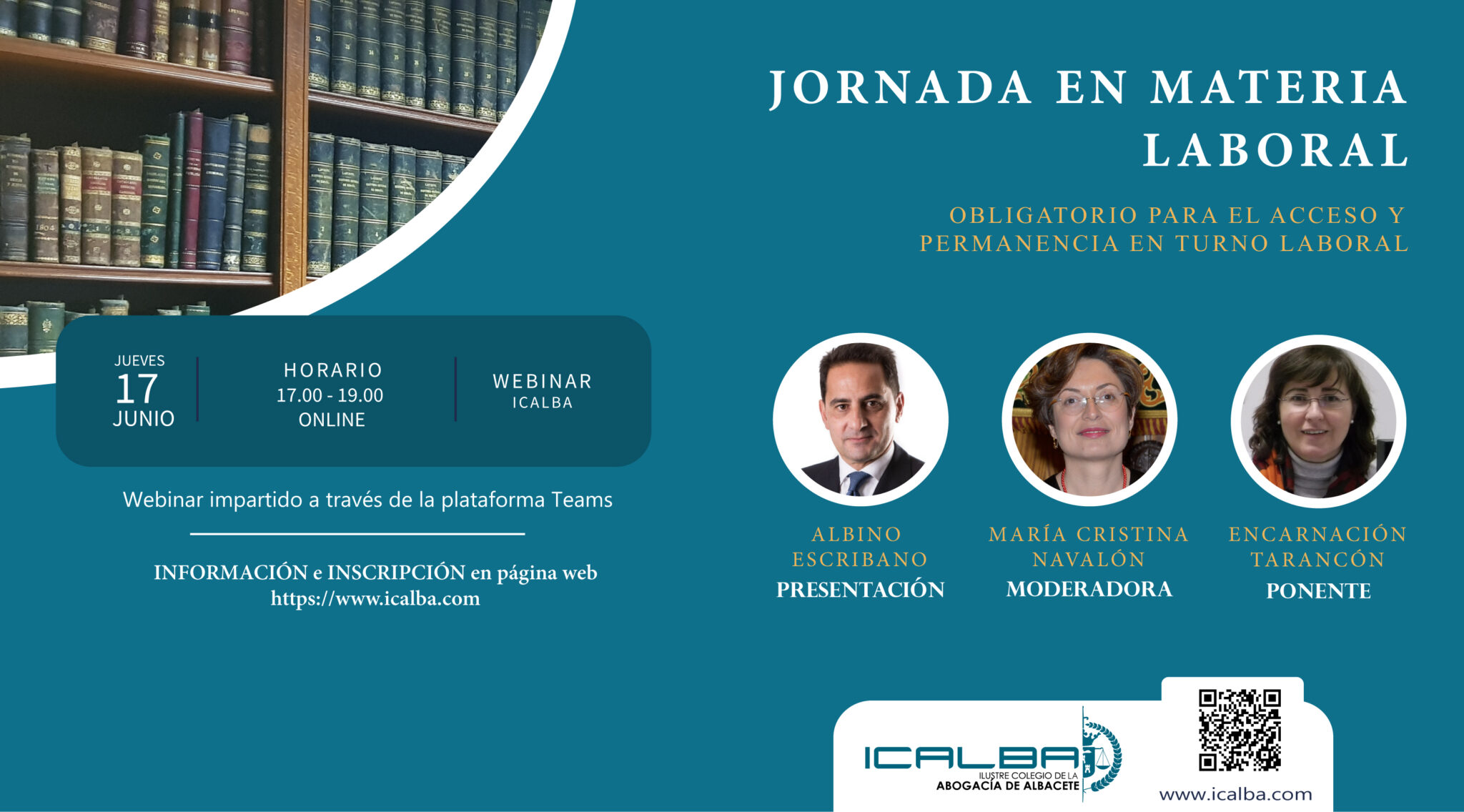 Modificación horario de la jornada formativa del 17 de junio “Jornada ... Modificación horario de la jornada formativa del 17 de junio “Jornada ...